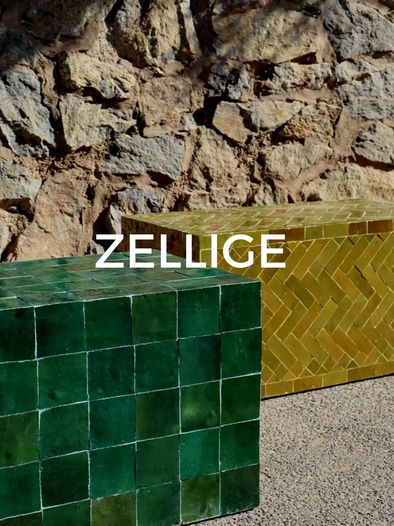 TABLES EN ZELLIGE - Néda